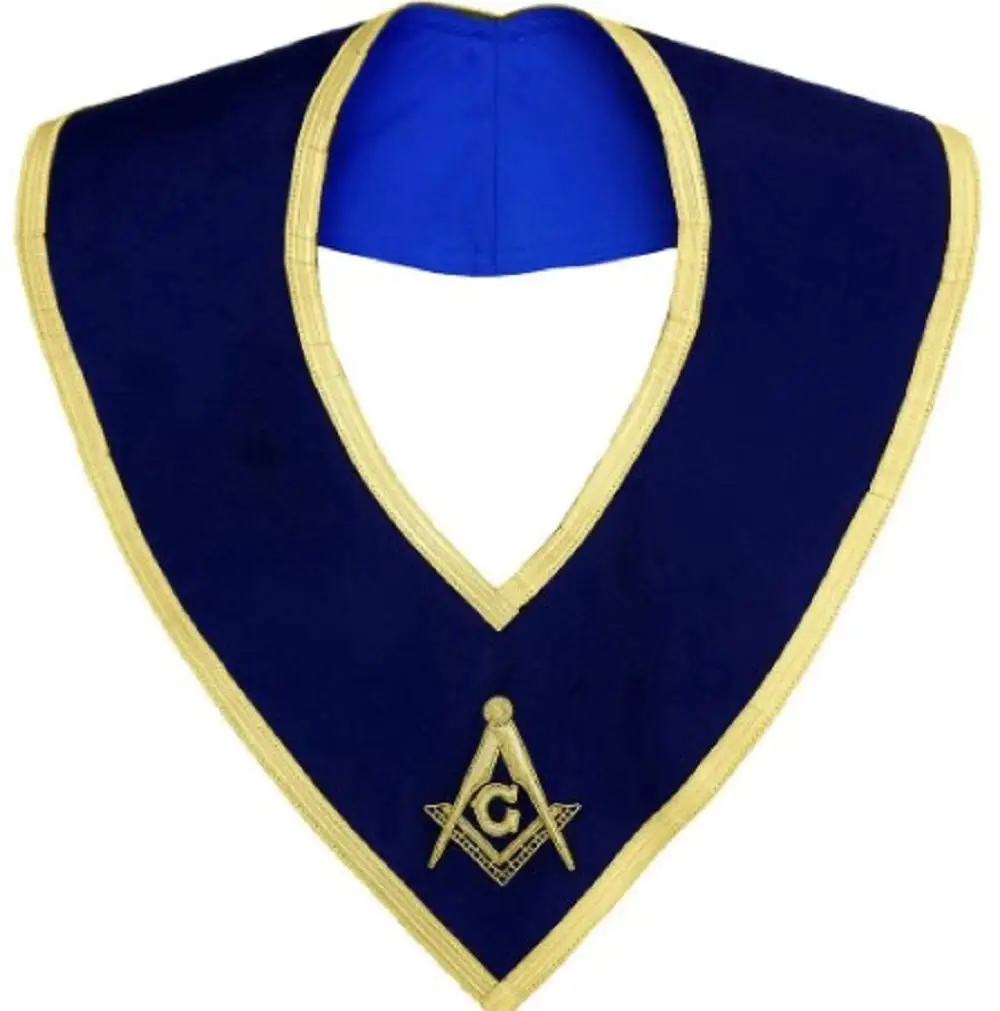 Customized Design Mason Regalia Collars In Custom Color With Embroidery ...