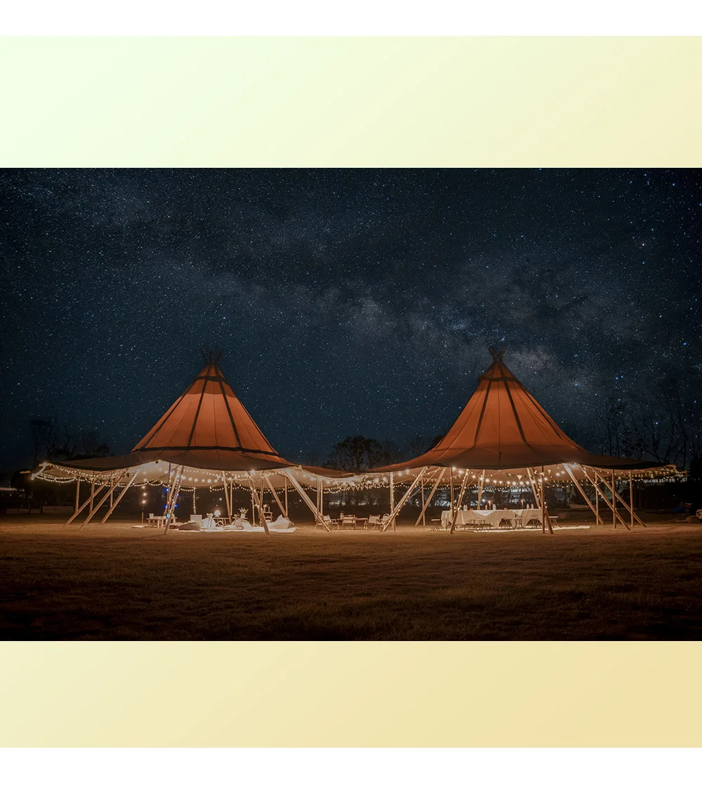 Ultimate Tribe 420gsm Poly Cotton Canvas Hat Giant Tipi Tent Event ...