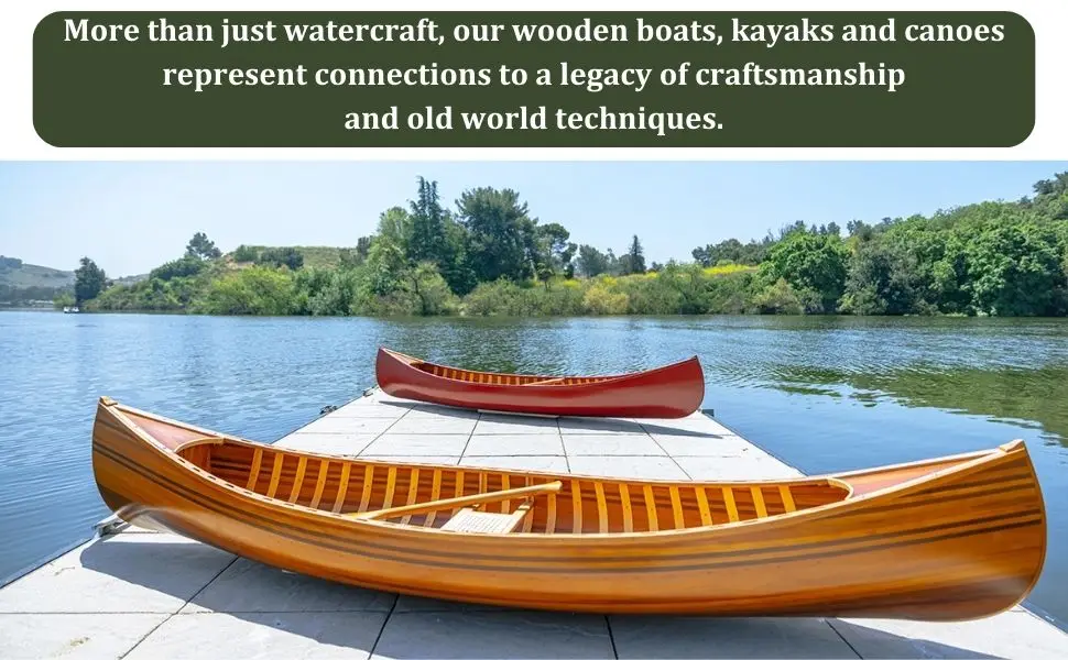 Elegant 10ft Cedar Strip Canoe - Perfect for Lake Waterplay
