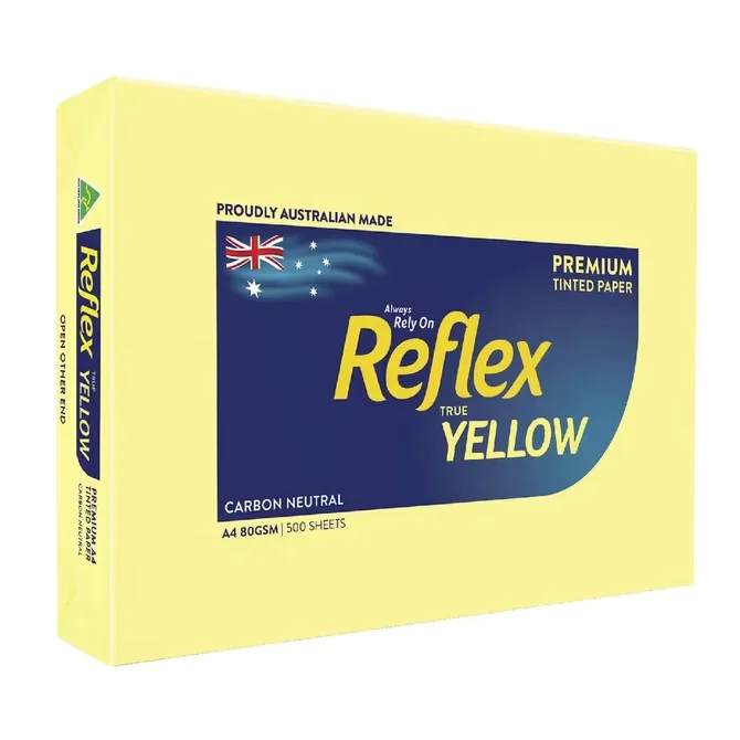 Reflex Carbon Neutral 100% Recycled Copy Paper A4 A3 80gsm White Ream ...