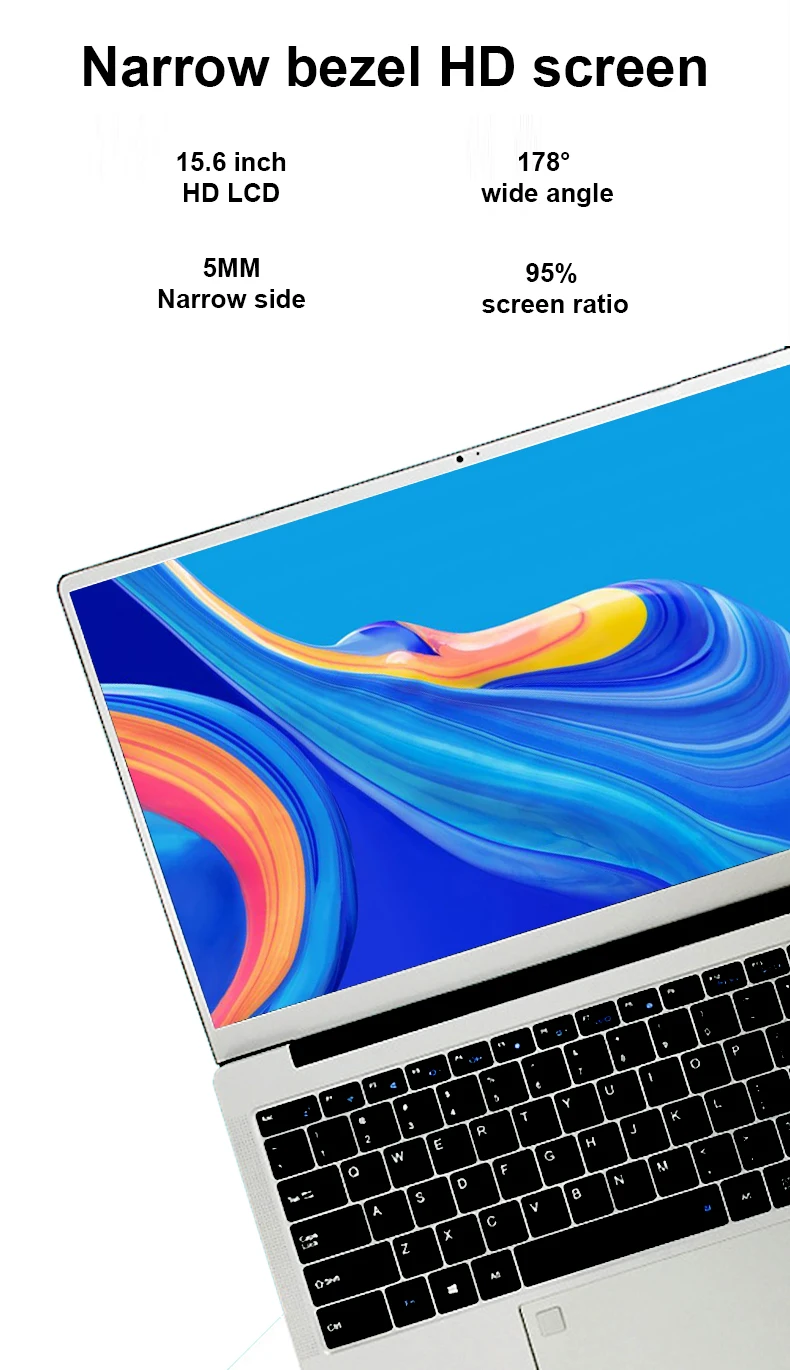 Business Portable Computer 15.6 Inch Laptop Computer Intel Core 8th ...