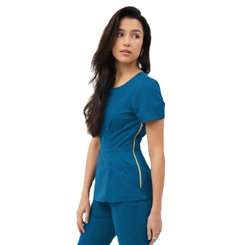 Tunic Spa Beauty Salon Uniforms Medical Scrub Uniforms 2023 Customized ...