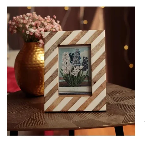 Modern Look Bone Inlay Luxury Bone Horn Resin And Mdf Photo Frame For ...