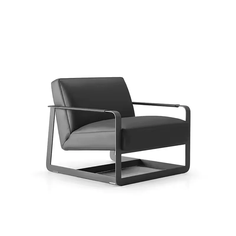 Modern Luxury Commercial Hotel OEM Furniture Black Metal Frame Chair ...