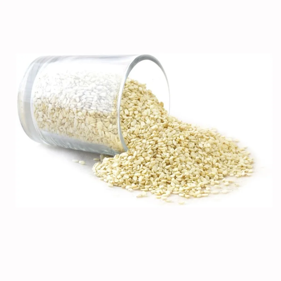 100% High Quality Hulled White Sesame Seeds Top Grade Quality Hulled ...