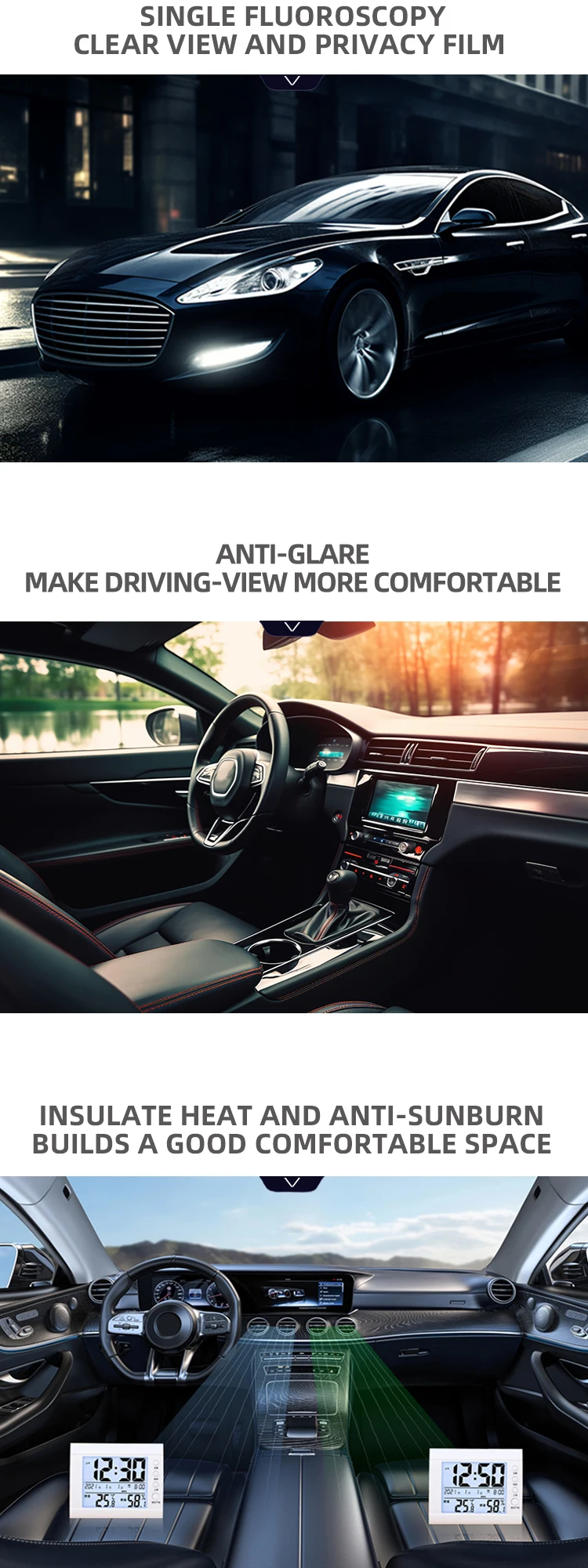 Ve20 Series Heat Insulation Nano Ceramic Window Film For Vehicle Window ...