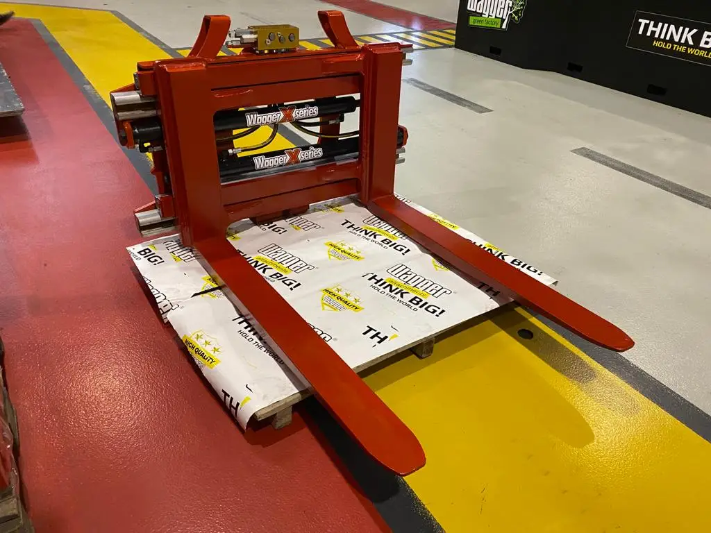 360 Degree Rotating Fork Clamps For Forklift Attachment Wagger ...