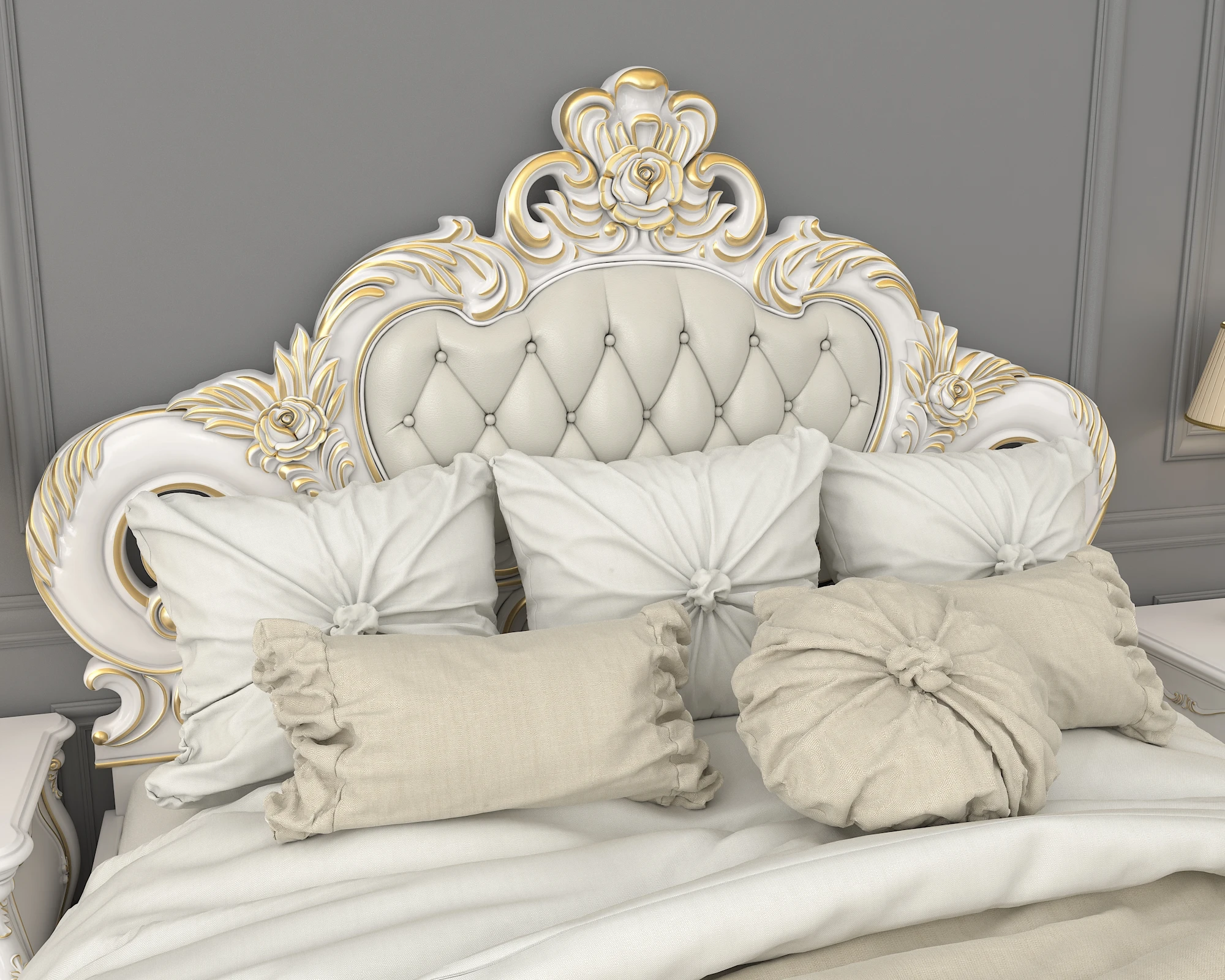 French Furniture Style Bed Luxury French Furniture Classical Bedroom ...