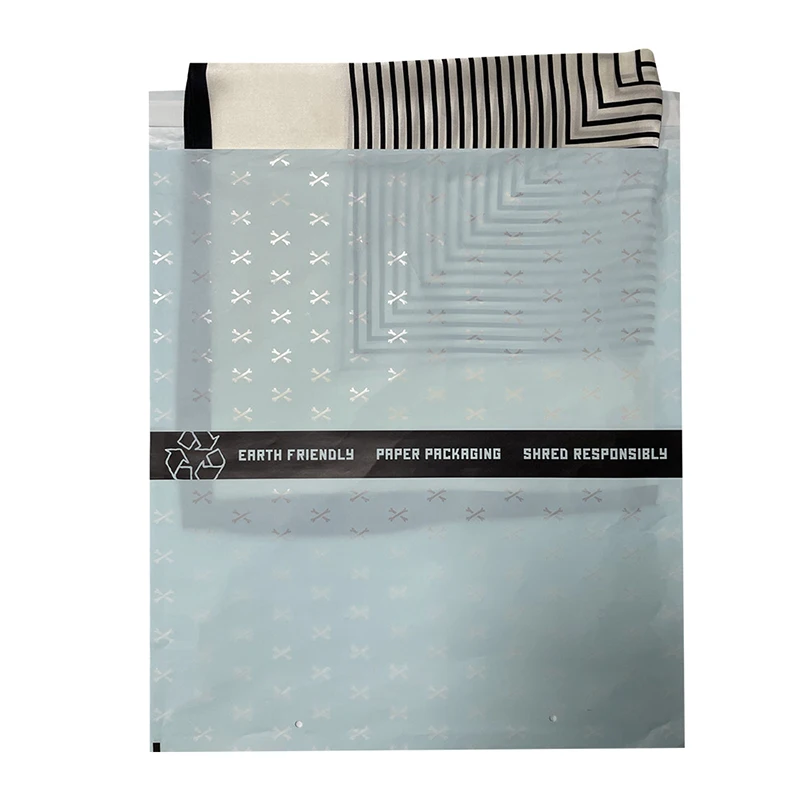 Biodegradable Recycled Materials Paper Bag Translucent Self-sealing ...