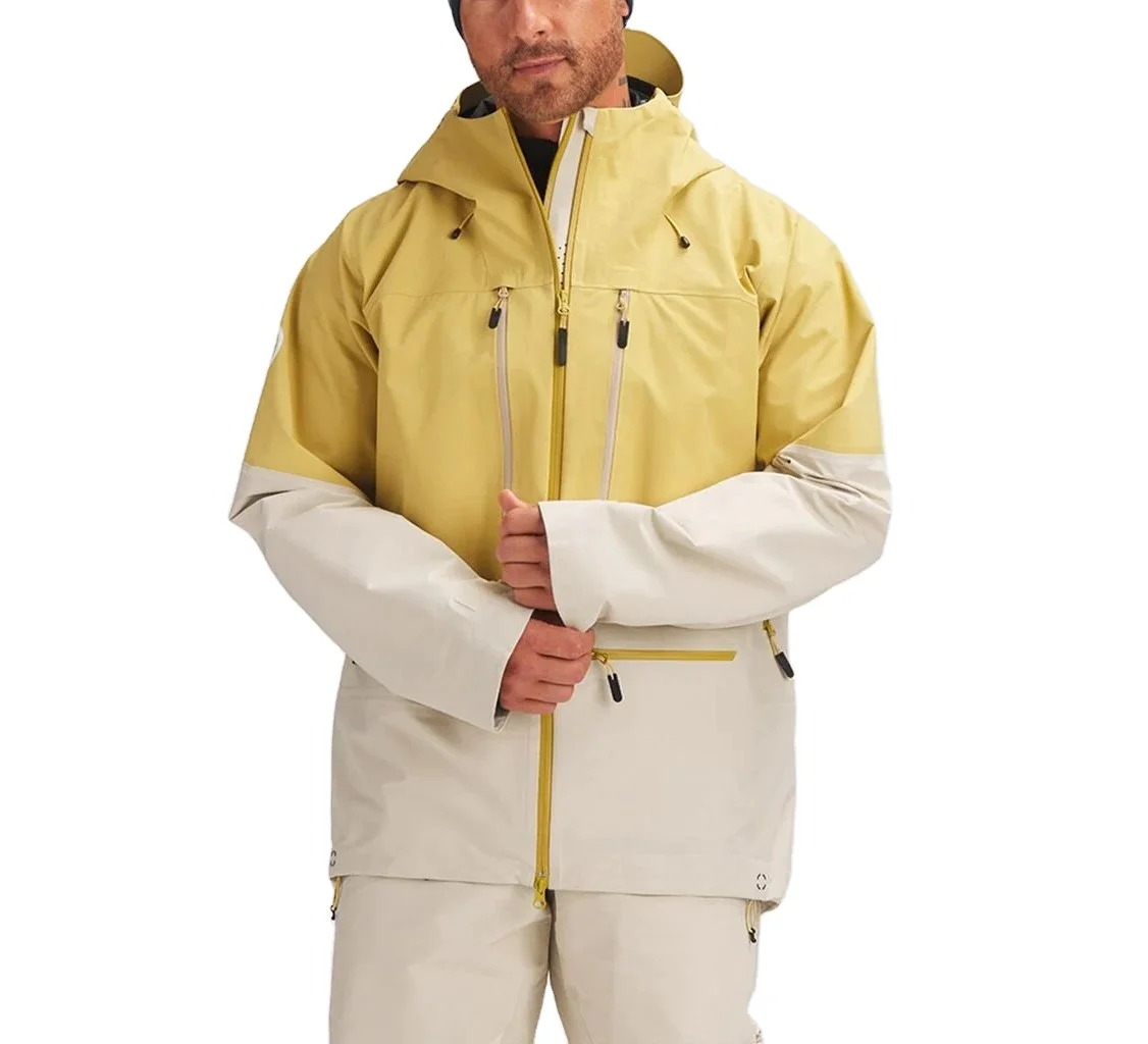 Customized Men Ski Jacket - 20000mm Waterproof & Durable