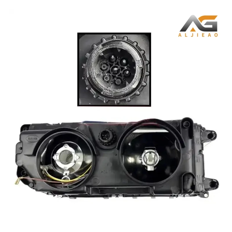 ANGIO Genuine Heavy Duty LHD Headlight for Mercedes Axor 2003-2008 Left ...