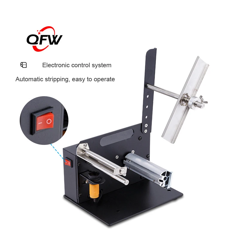 Qfw Stripping Machine Automatic Label Dispenser Sticker Labeling Stripper Peel Off Machine - Buy ...