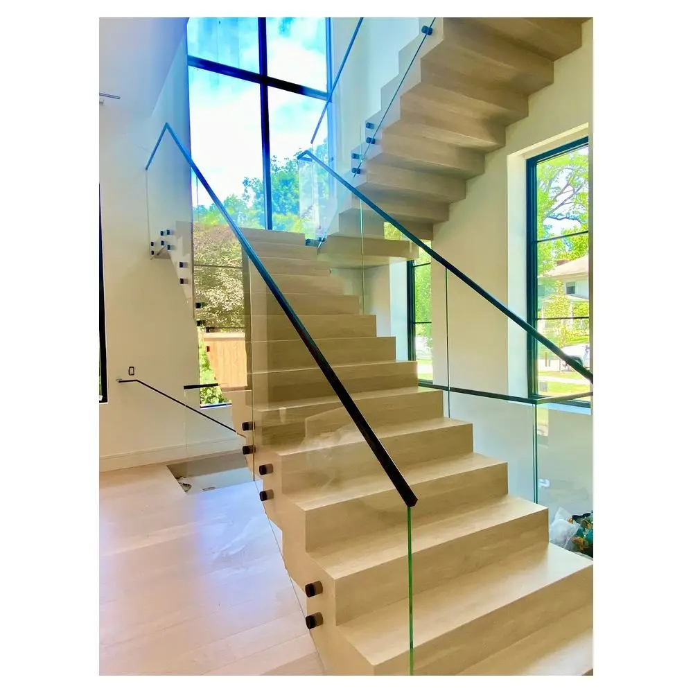 Standoff Glass Railing Kit - Complete with Standoffs, Glass & Fasteners ...