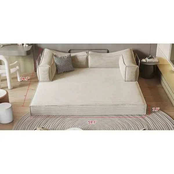 Modular Compressed Two-Seater Sofa Bed Set for Small Apartment Home ...