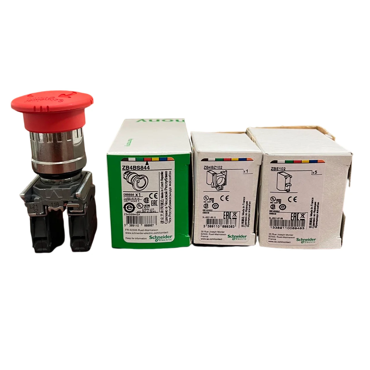 Hot Sales Schneider XB4BS8444 Emergency Stop Switching off| Alibaba.com