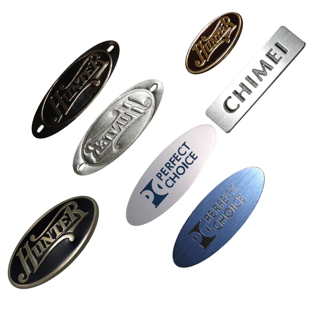 Waterproof Metal Nameplate Logo Sticker Label With Self-adhesive For ...