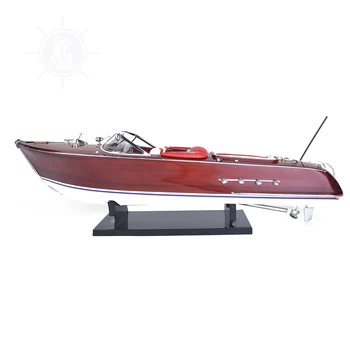 Riva Aquarama Model Ship Painted With Rc Motor 60 Cm Handcrafted Wooden ...