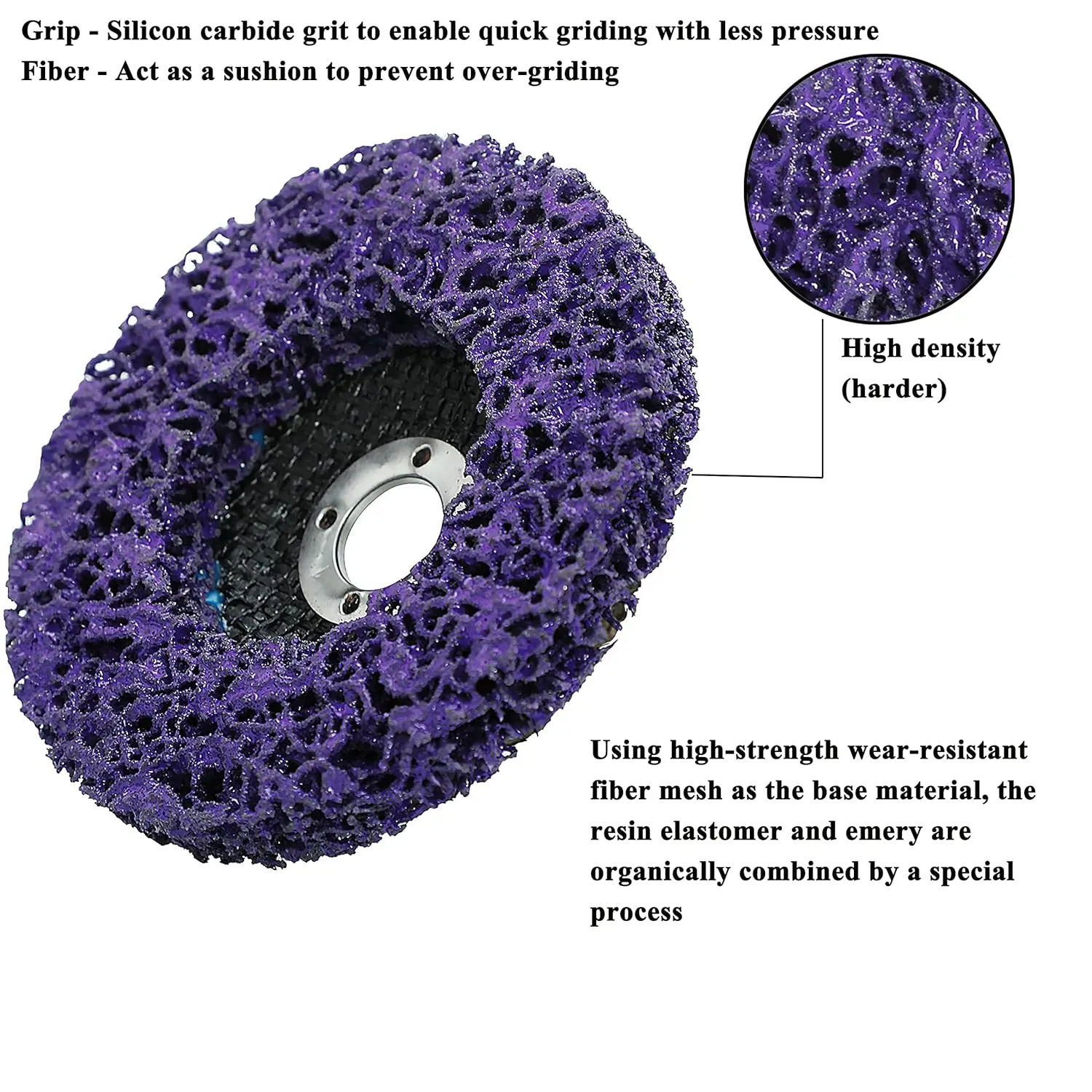 Clean and Strip Discs Stripping Wheel 4 Inch Stripping Disc for Paint ...