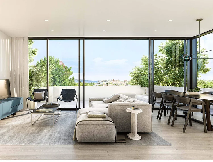 Realgres Double Glazed Low E Glass Soundproof Exterior Patio Aluminum Australia Sliding Door ...