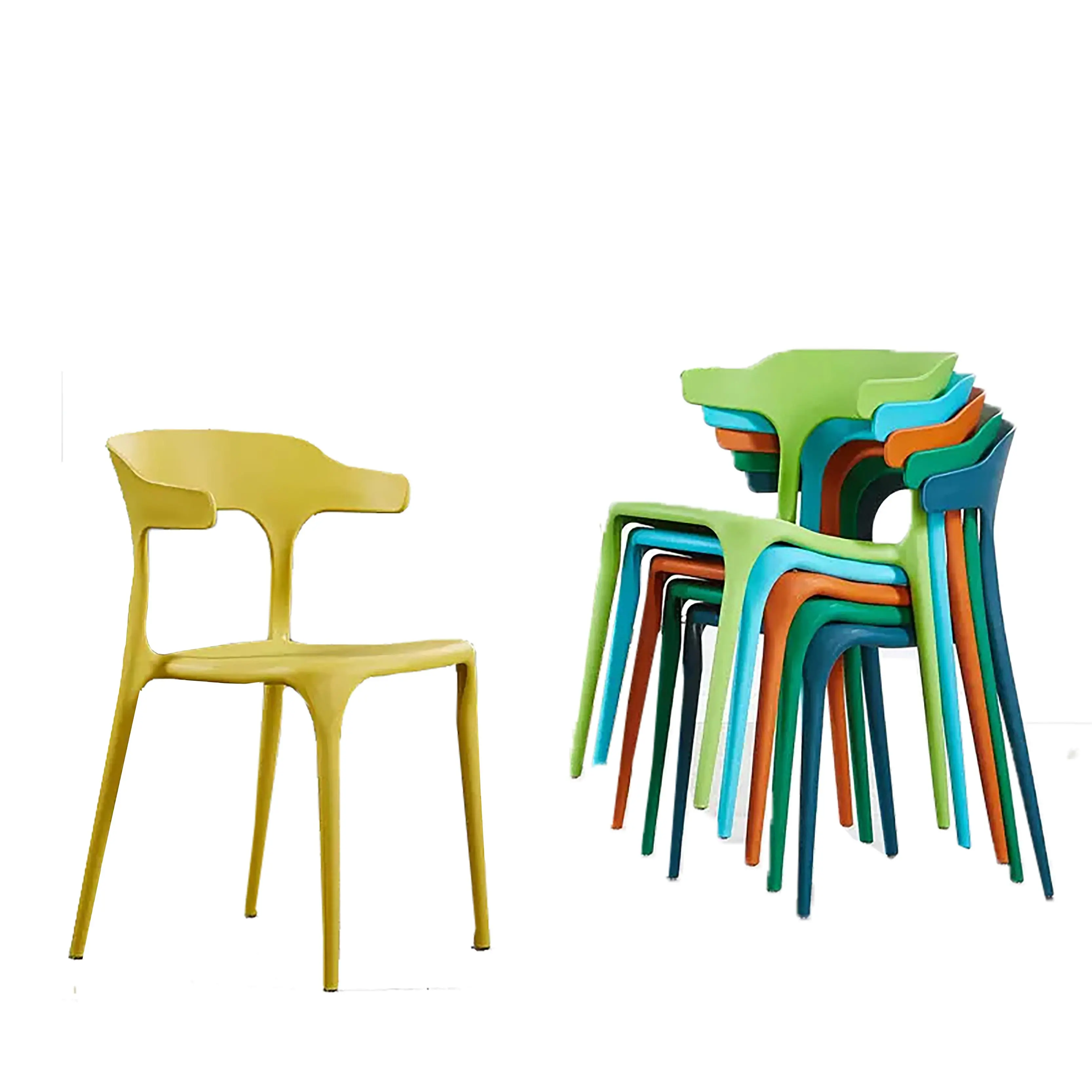 Full Plastic Chair High Quality Dining Room Outdoor Indoor Furniture ...