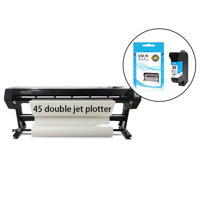 WECARE CAD 45 45A 51645A 51645AE Regular for HP45A Ink Cartridge Use for Auri-tech 45 double jet ...