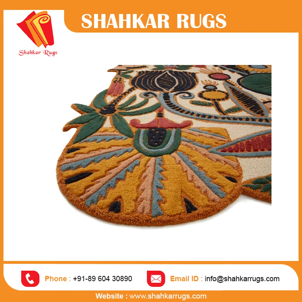 Custom Ivory Area Rugs - Handmade Tufted Rug Options