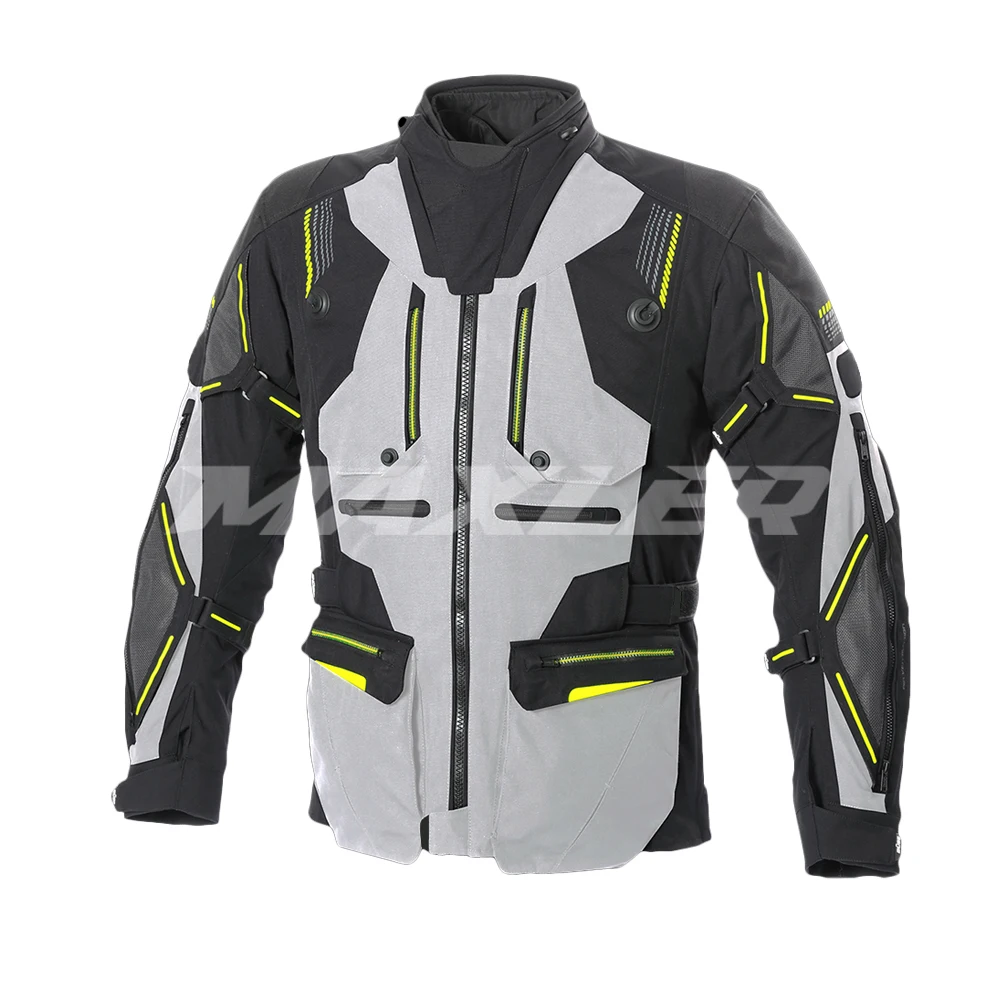 Waterproof Textile Touring Jacket for Men CE Approved Long Cut OEM ...