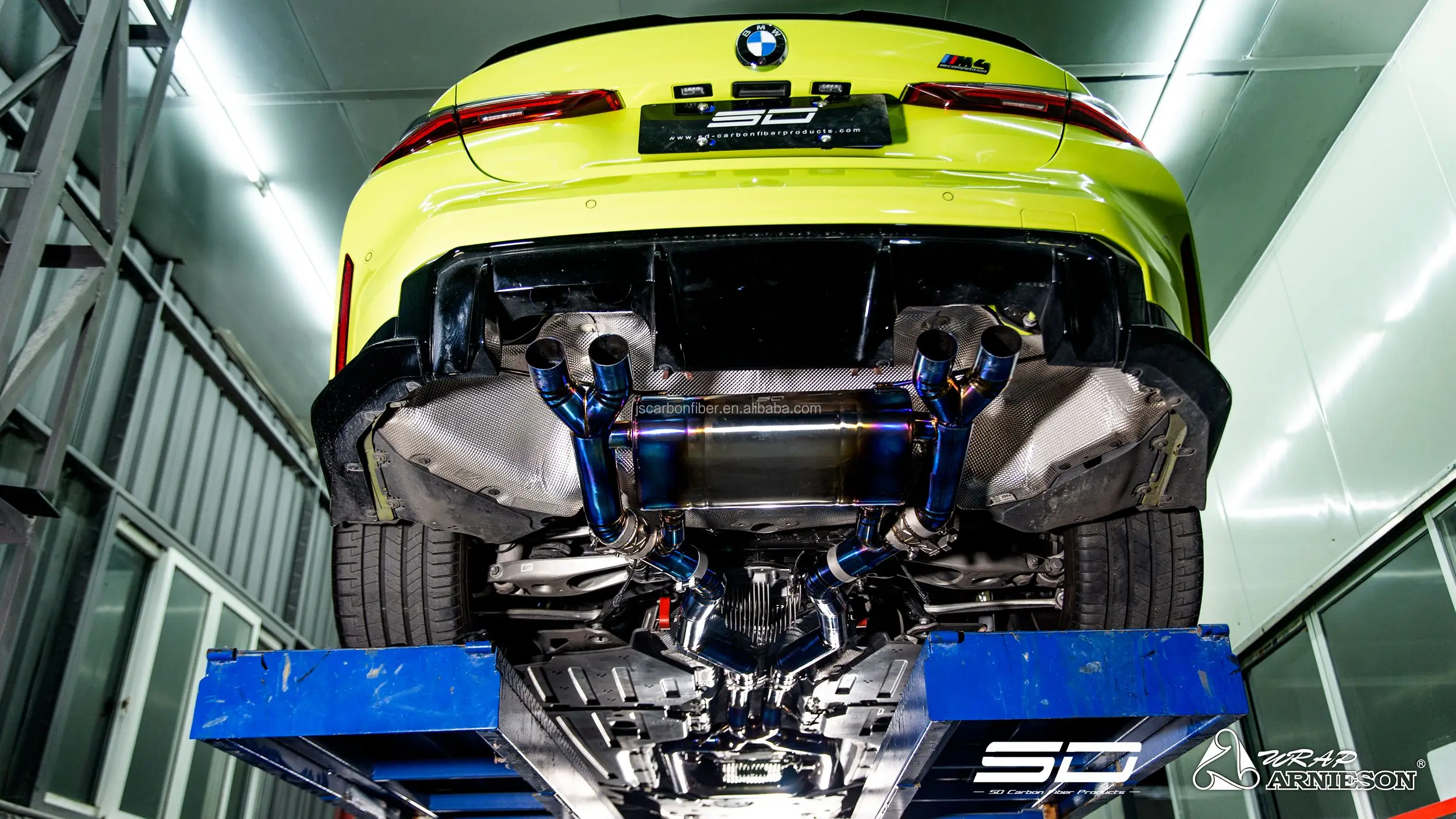 M4 Exhaust Muffler Sport Titanium for BMW G80 G82 M3/M4