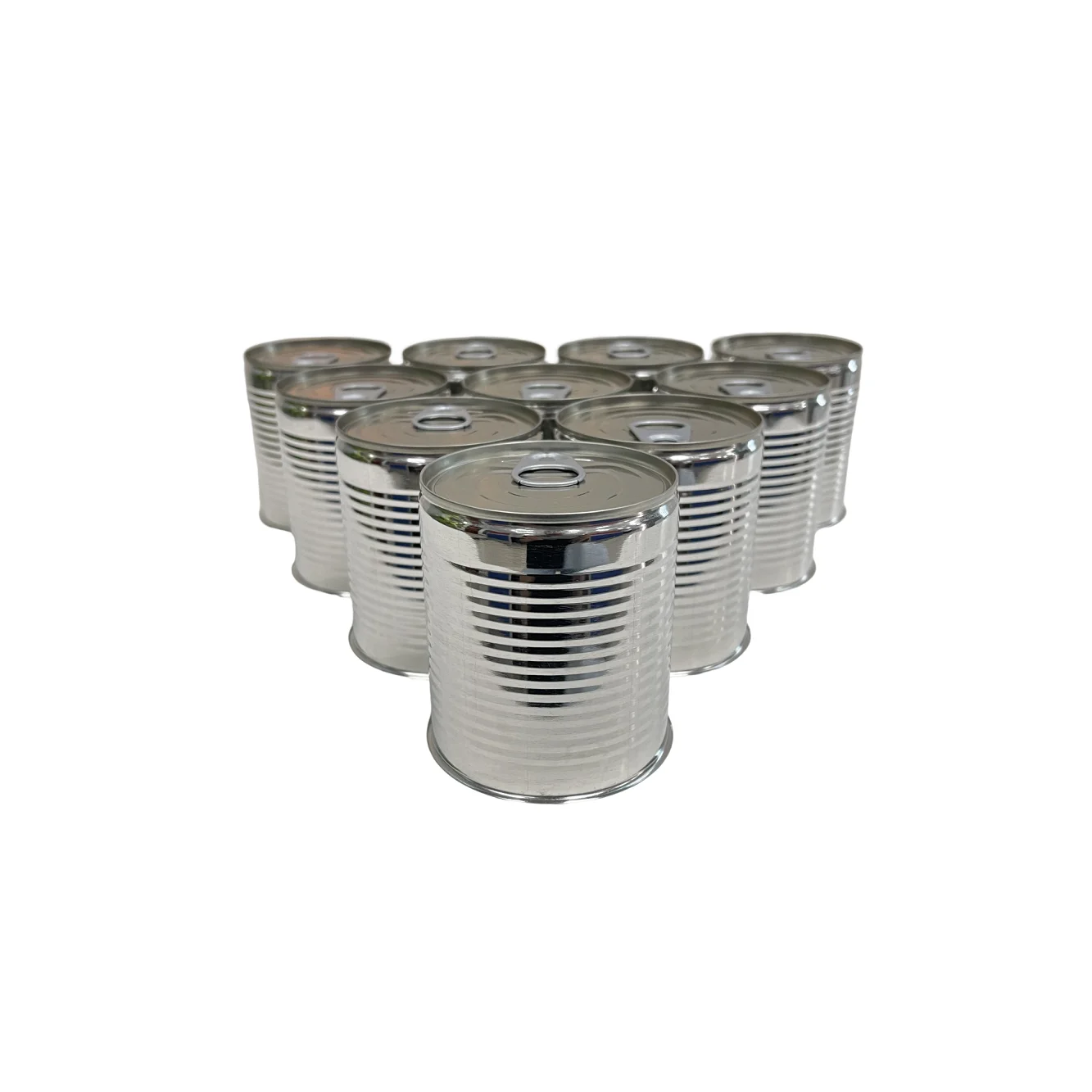 Pull Ring Closures Metal Cans Food Tinplate Round Shape Packaging ...