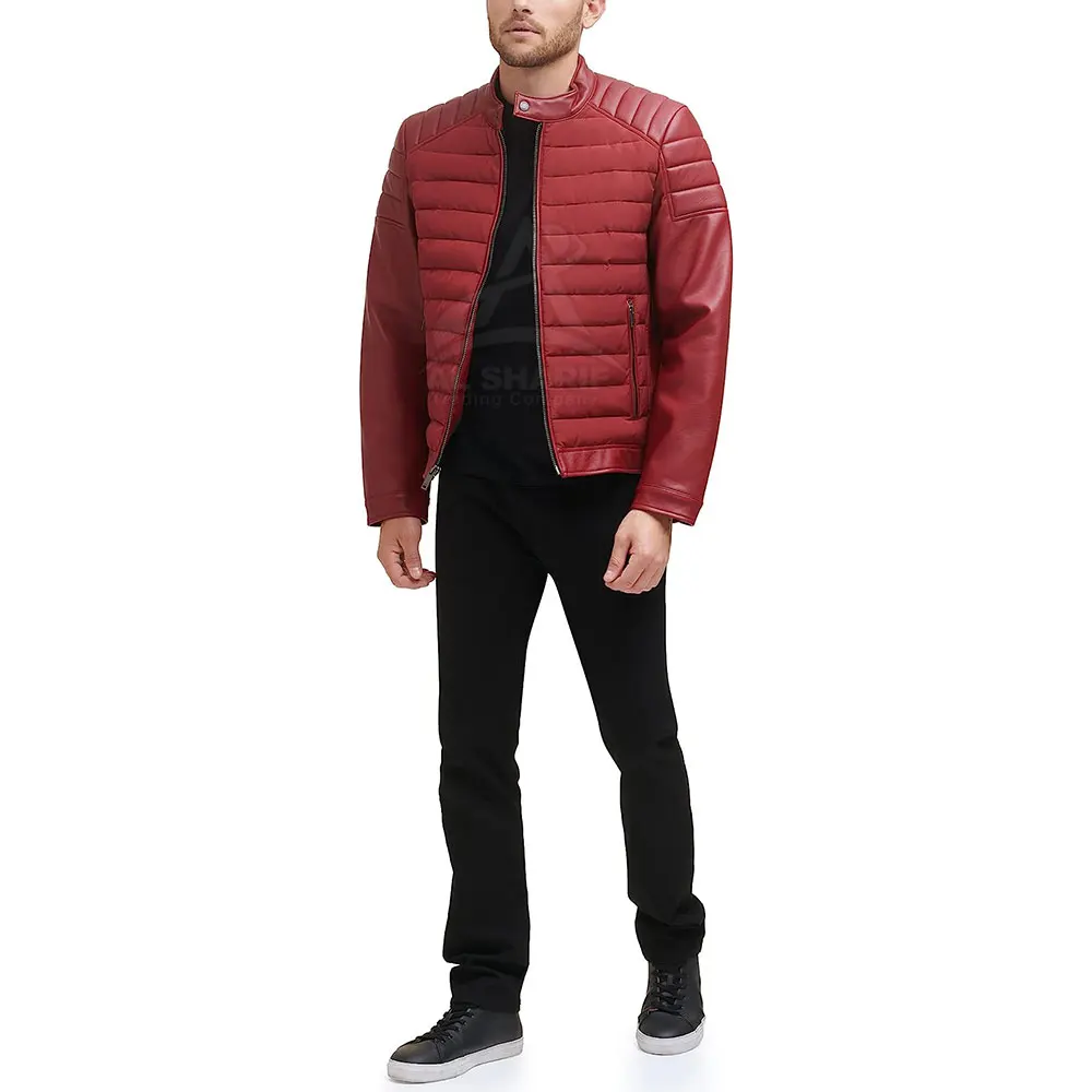 Customized Design Leather Jacket Hot Selling Product Best Winter Men's ...