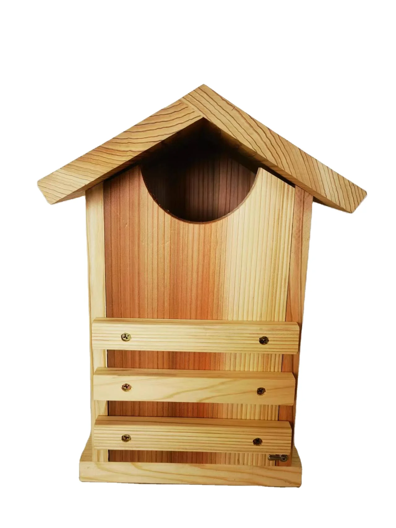 Professional Carbonized Cedar Owl Bird Box - Easy Assembly