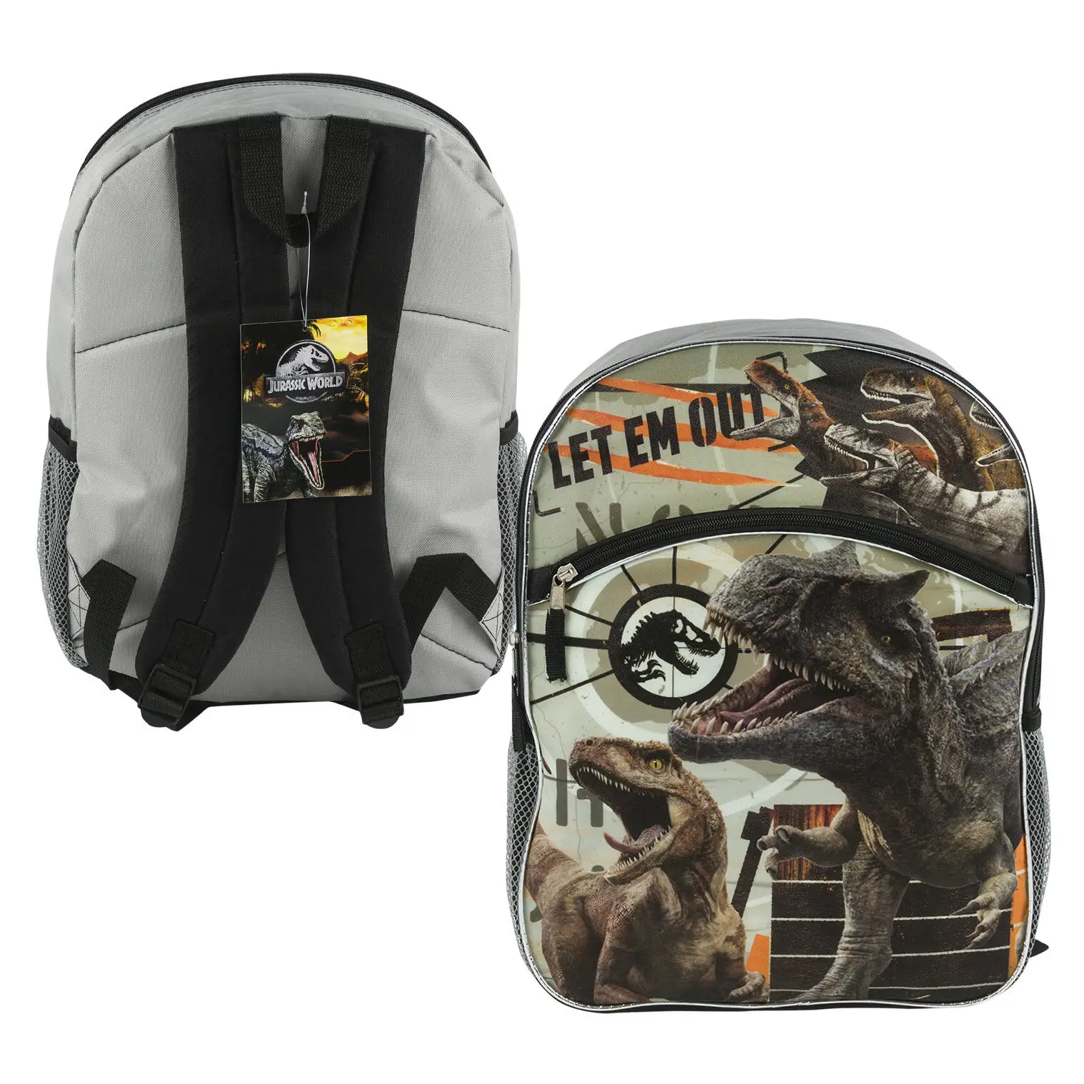 Alibaba.com: Jurassic World 2-Pocket Kids Backpack with Dinosaur-Themed ...