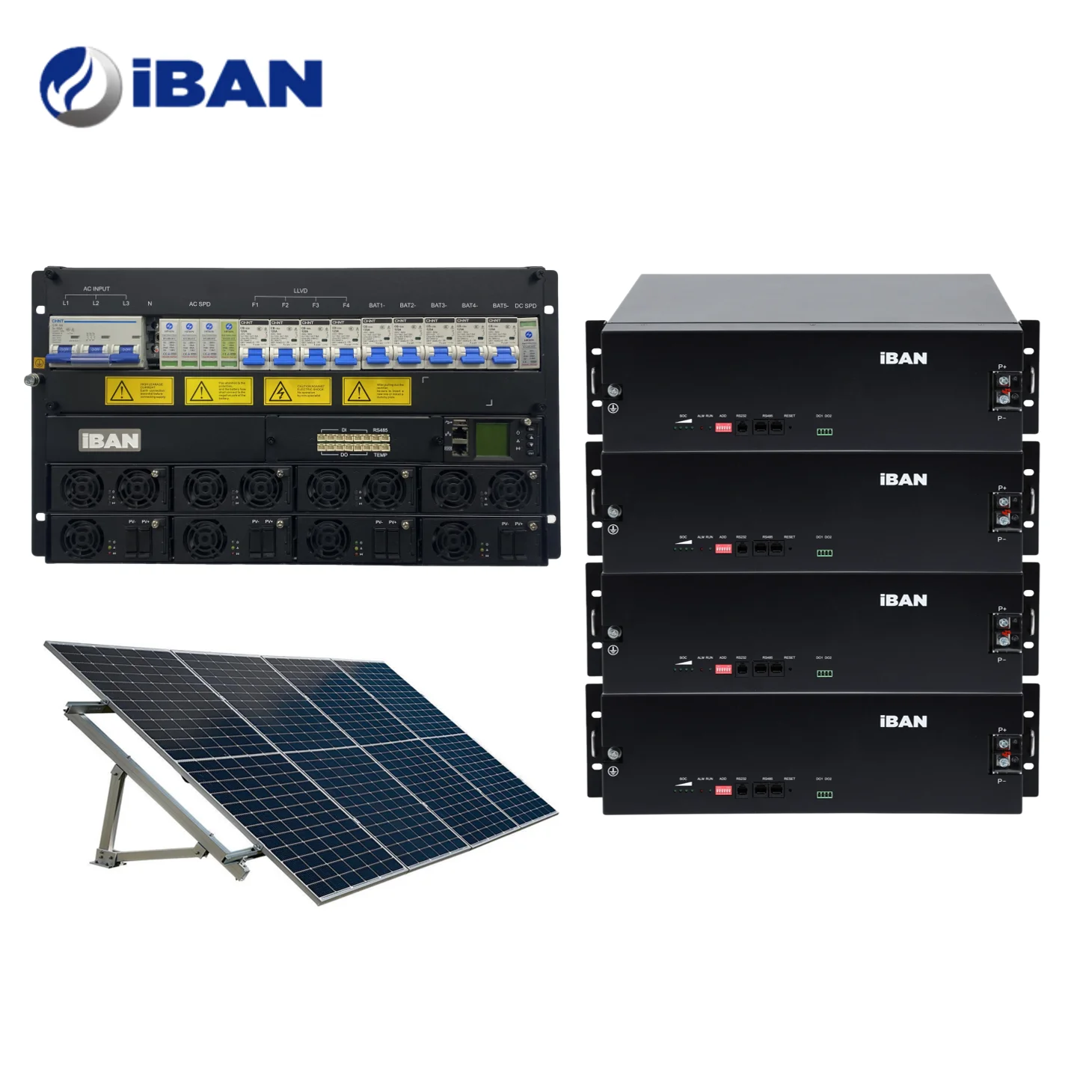 iBAN POWER Telecom 48V 600A rectifier Module Embedded Rack 4G/5G ...