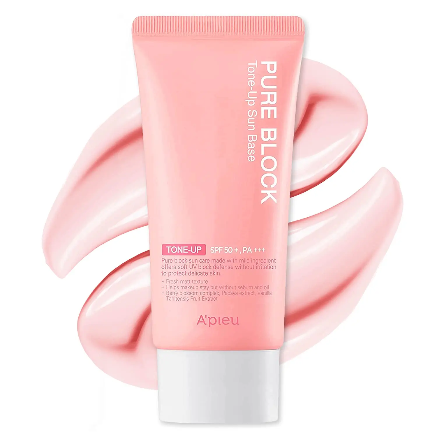 A'PIEU Pure Block Tone up Sunscreen Base - SPF 50+ Pa+++