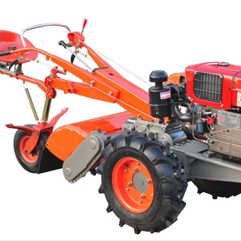 Mini 2wd Wheeled Walk-behind Tractor 15hp 18hp 20hp Two Wheel Diesel ...