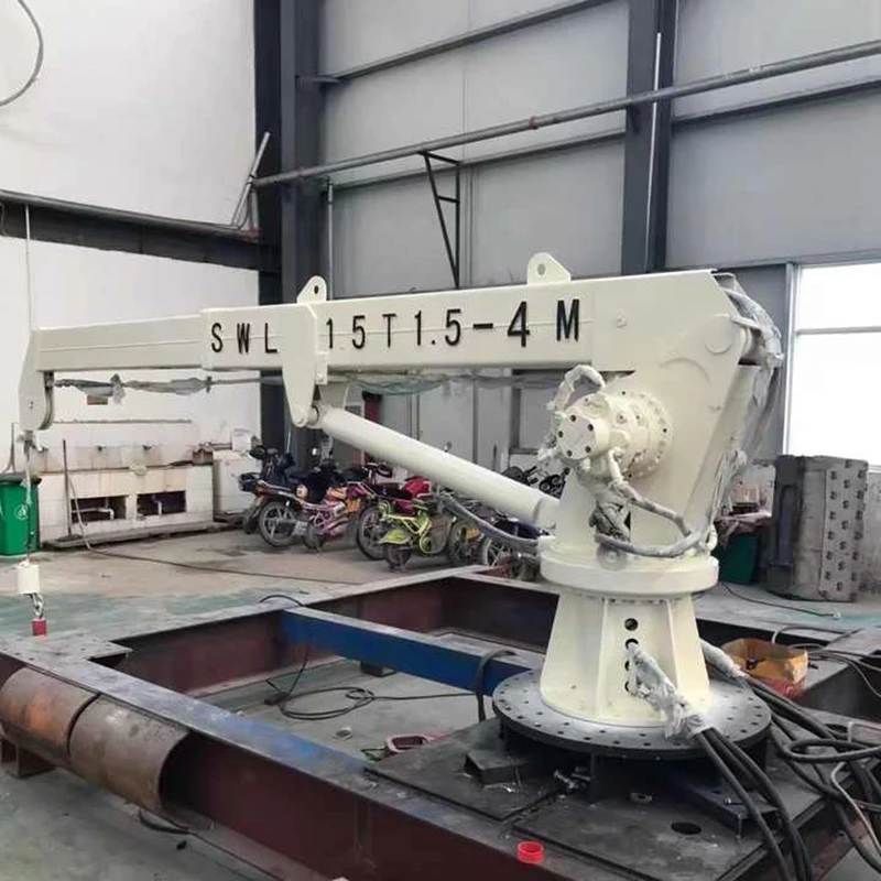 Hydraulic Marine Vessel Cranes Ship Cranes Deck Cranes - Buy Hydraulic ...