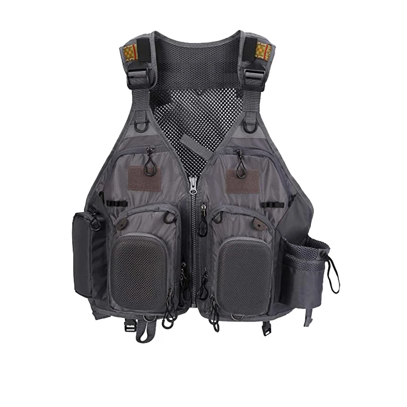 Adjustable Multi Pocket Vest For Outdoor Sport Hunting Fishing ...