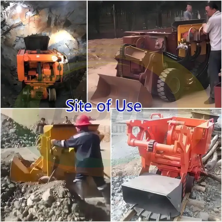 Zq Series Mining Pneumatic Air Wheel Tire Crawler Electric Mucking Rock ...