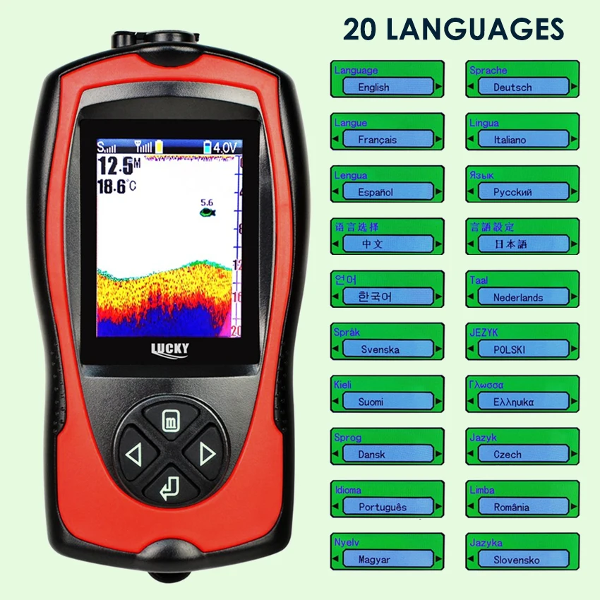 Wholesale 100M Sonar Sensor Fish Finder for Boats with Night Fishing ...