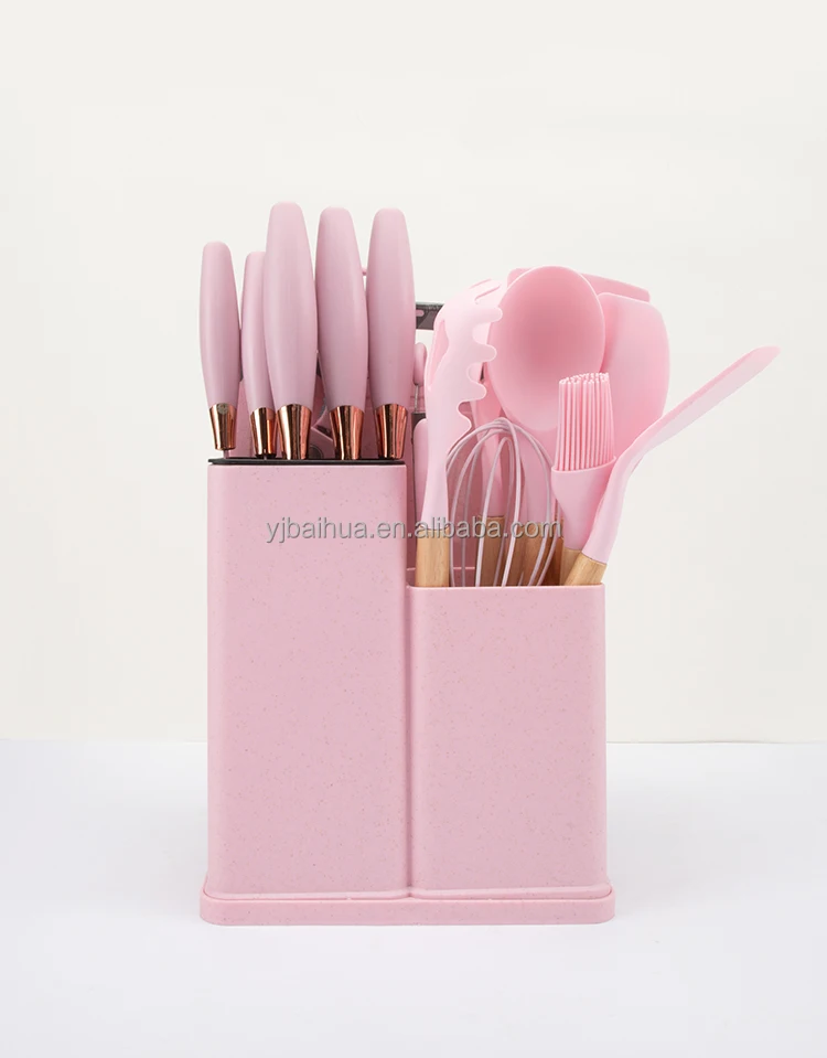 19piece Set Silicone Kitchen Accessories - Durable & Sustainable