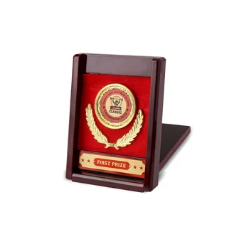 Factory Supply Square Shape Wooden Box Plaque Memento For Table Tanis ...