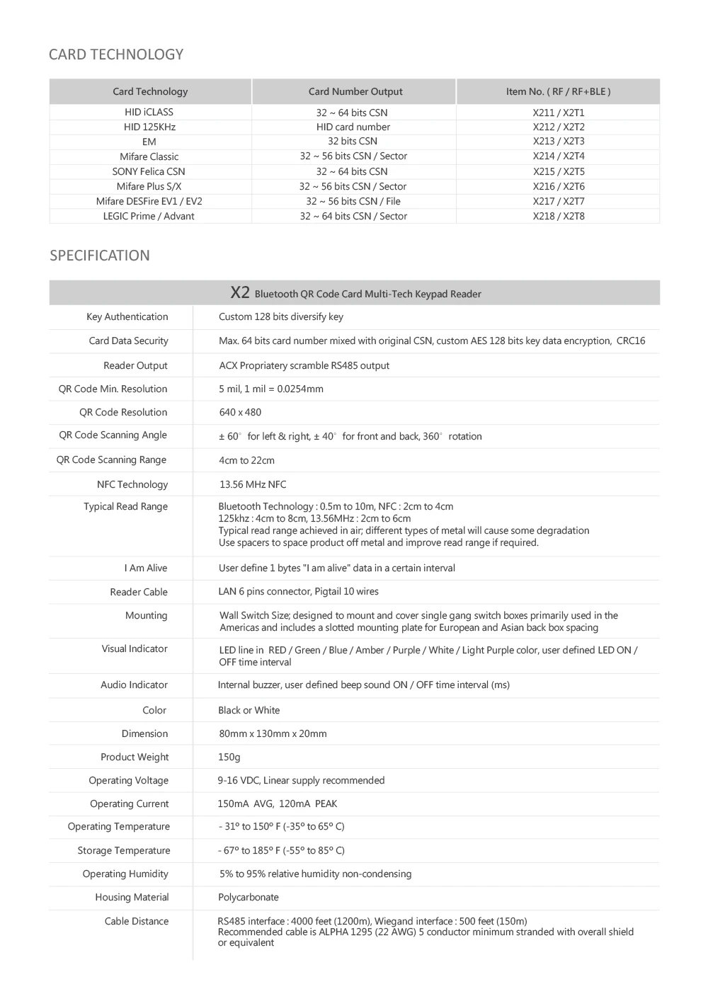 Acx X2蓝牙二维码卡多技术键盘阅读器蓝牙技术0.5米至10米nfc二维码阅读器批发 - Buy Ps2智能卡读卡器,无线门禁读卡器,门禁控制带读卡器 Product on Alibaba.com