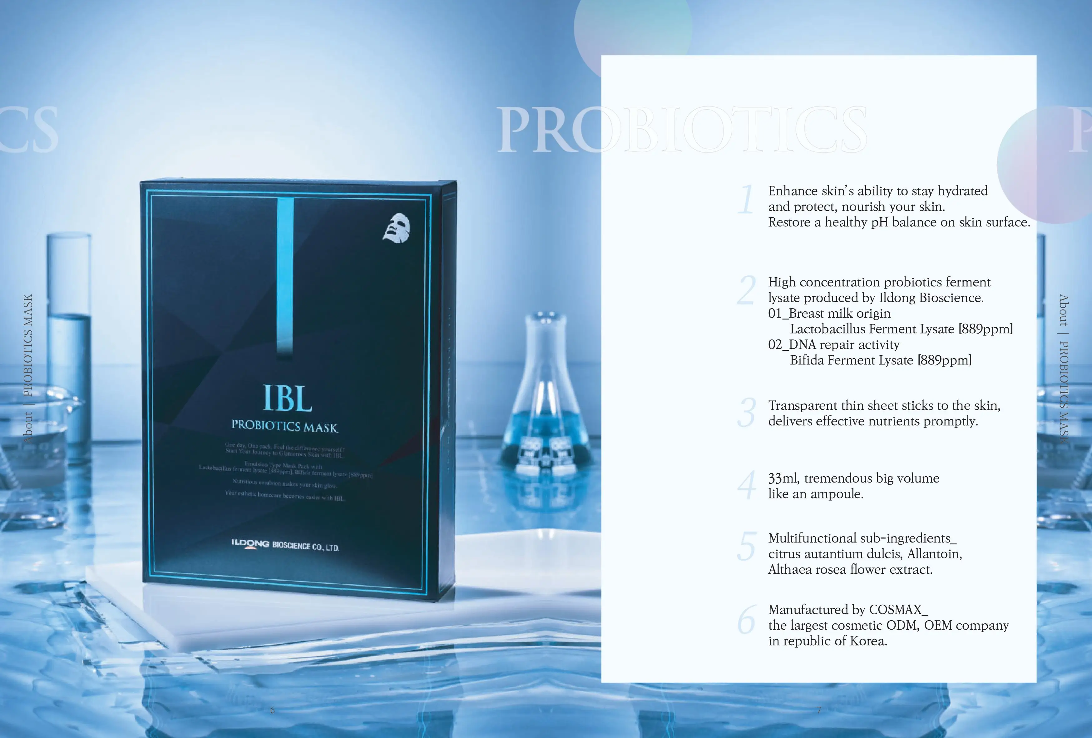 Korean Made Face Pack Ibl Probiotics Anti-aging Acne Atopic Skin Care ...