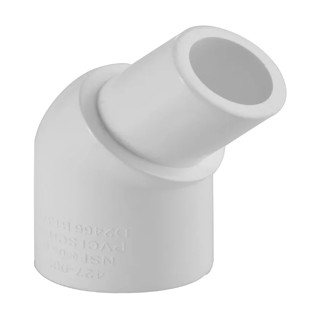 Leso America 427-010 Pvc Pipe Fitting,45 Degree Street Elbow,Schedule ...