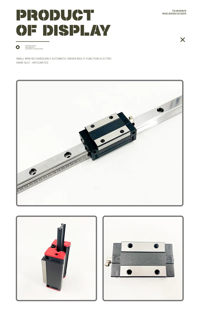 Good Quality Actuated Guid 35 Mm 12 16 20 25 30 40 50 Tbi Linear Guide ...