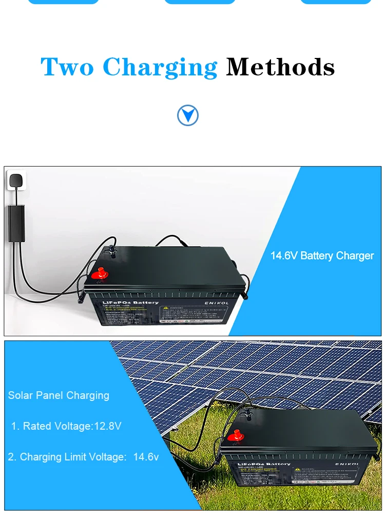 Stockage D'énergie Batterie 12v Lifepo4 240ah 3kwh Voiture Électrique ...