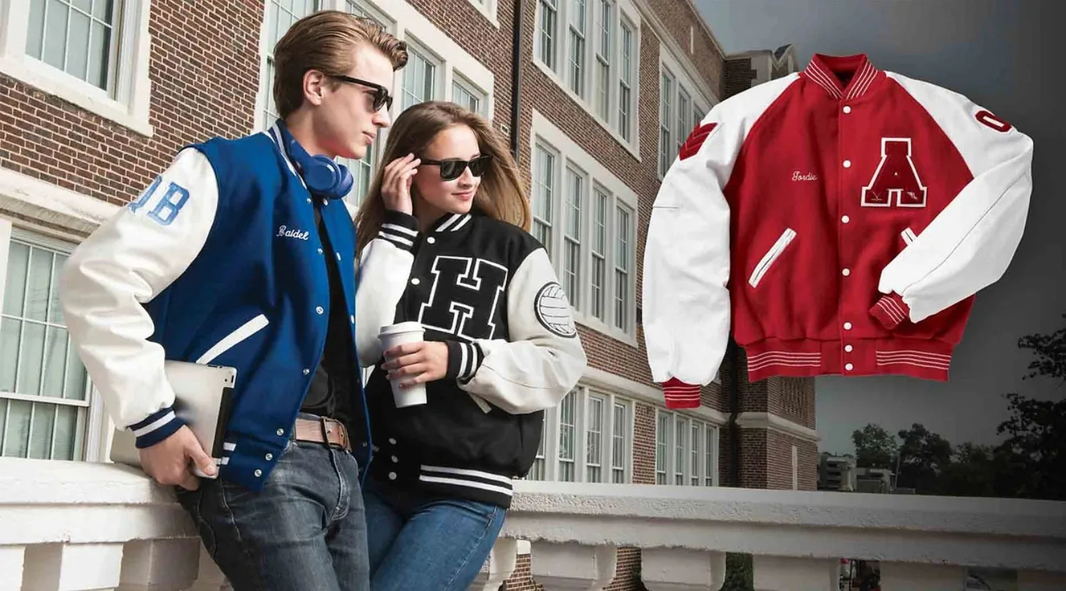 Varsity Jacket Custom Plus Size Men's Jackets Letterman Jacket With ...