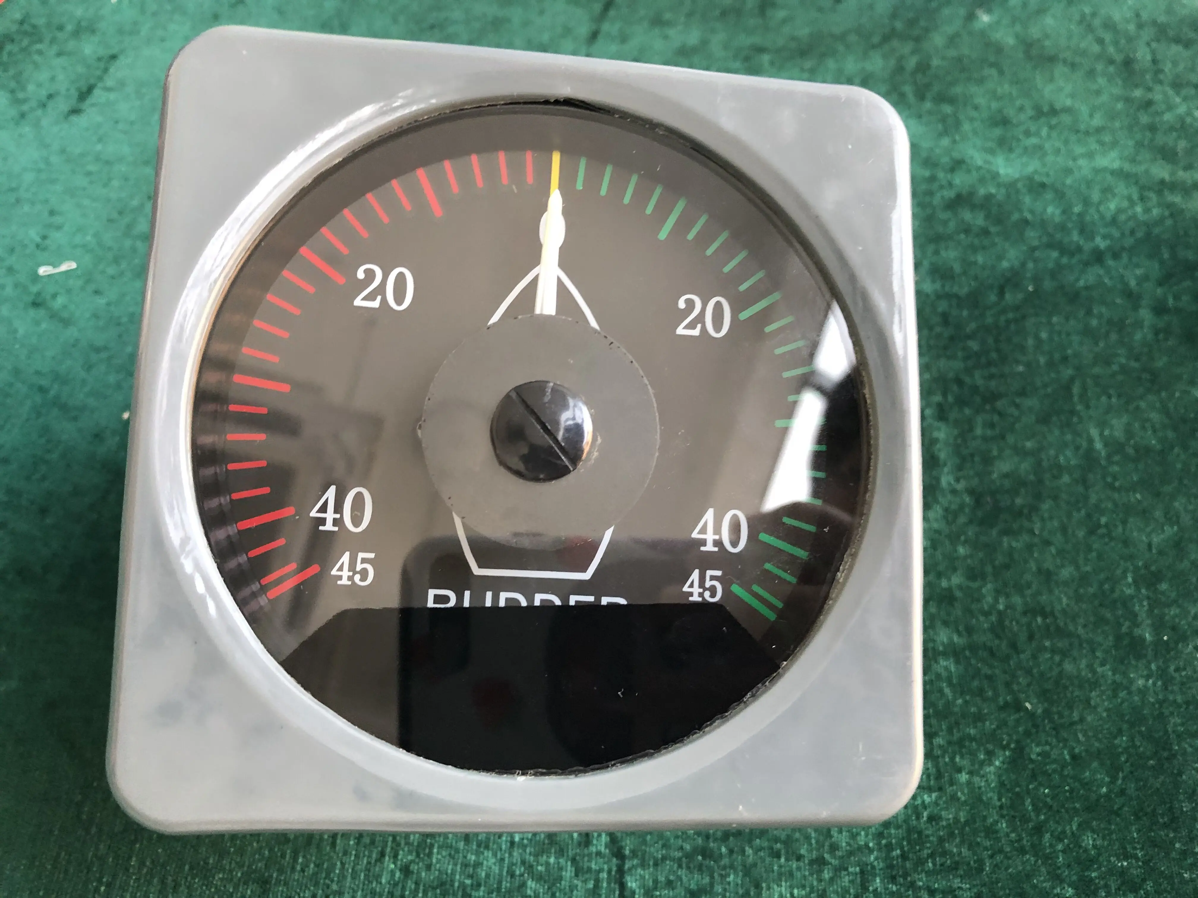 MARINE PART RUDDER ANGLE INDICATOR 24V for BOAT HYDRAULIC STEERING ...