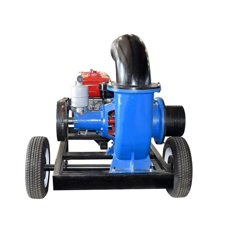 Horizontal Small Diesel Engine Sand Pump Mobile Sand Pump Pond Dredging ...