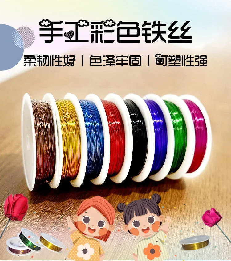 Factory Custom Size Bright and Durable Colors Coloured Aluminium Wire ...